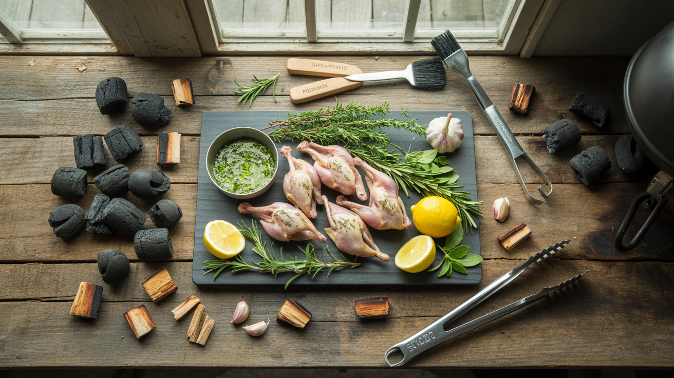 Grilled Quail Recipe with Herb Butter - Perfect Every Time